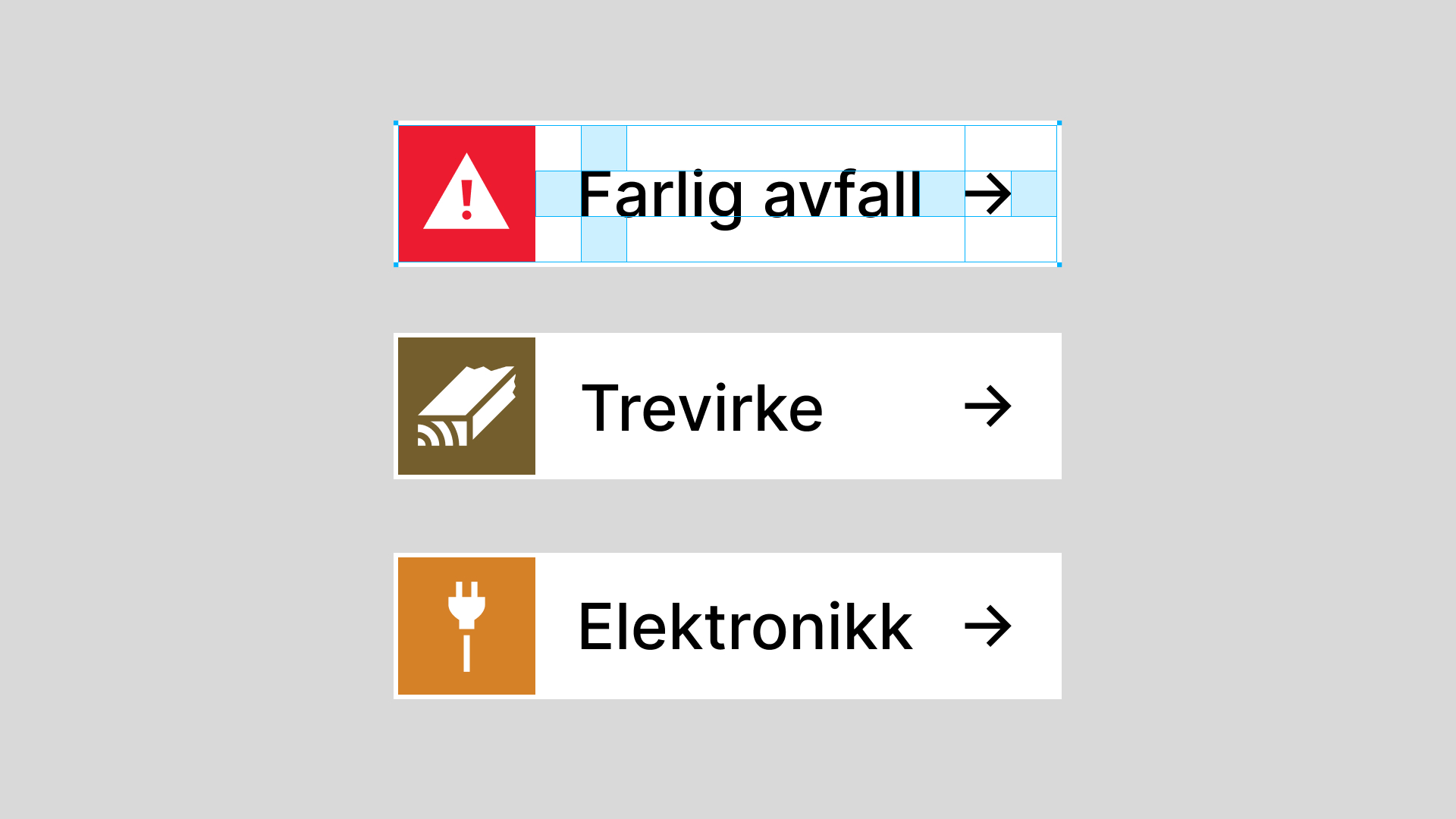 Slik bruker dere Sorteringsmerker på skilt