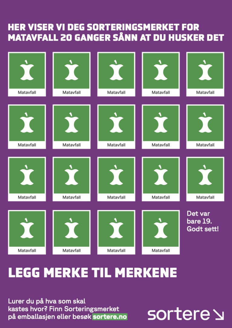 Legg merke til merkene - Sortere